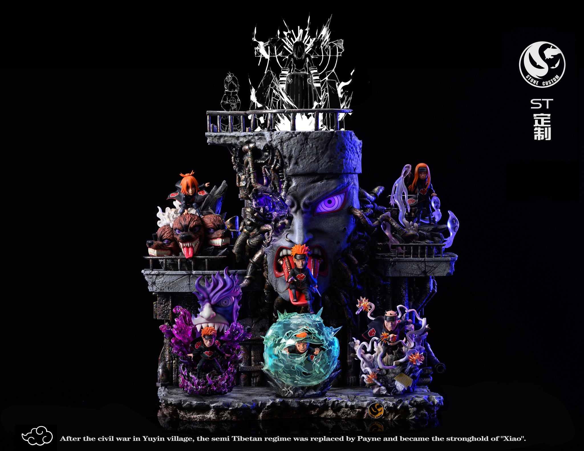 STONE CUSTOM STUDIO – NARUTO: SIX PATHS OF PATH, DEVA AND PRETA PATH ...