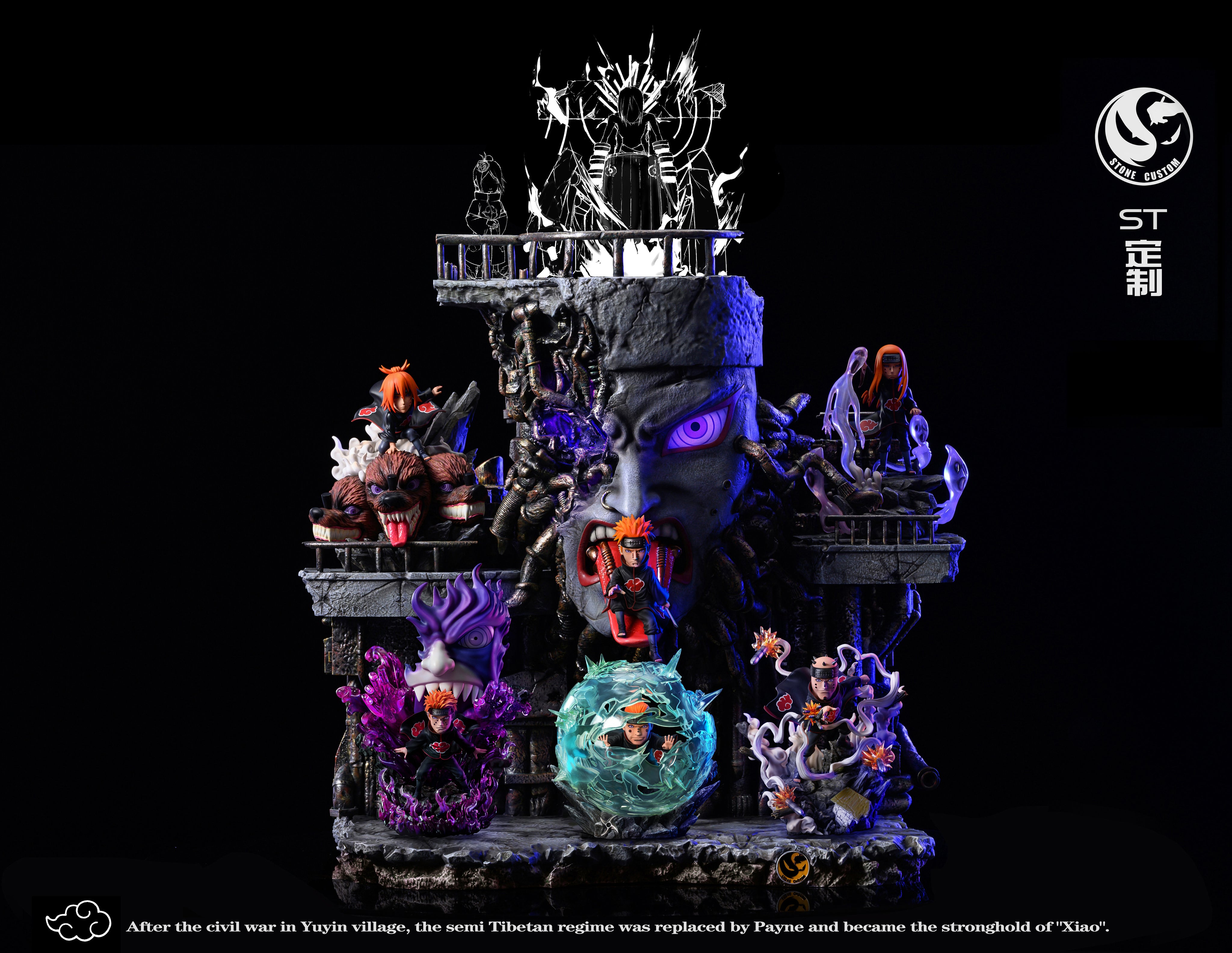 STONE CUSTOM STUDIO – NARUTO: SIX PATHS OF PATH, DEVA AND PRETA PATH ...