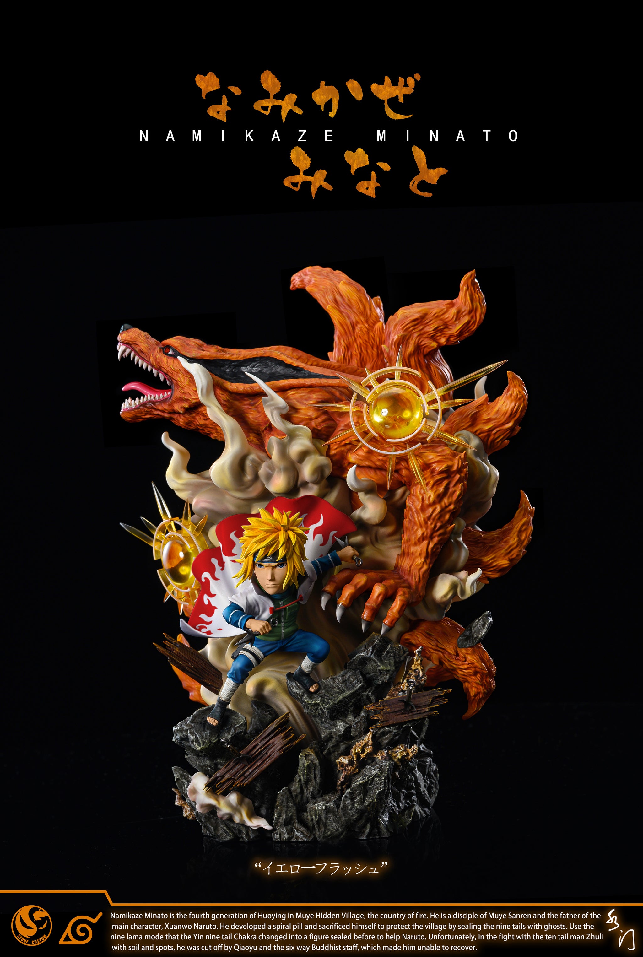 STONE CUSTOM STUDIO – NARUTO: WCF HOKAGE SERIES 4. MINATO NAMIKAZE [IN ...