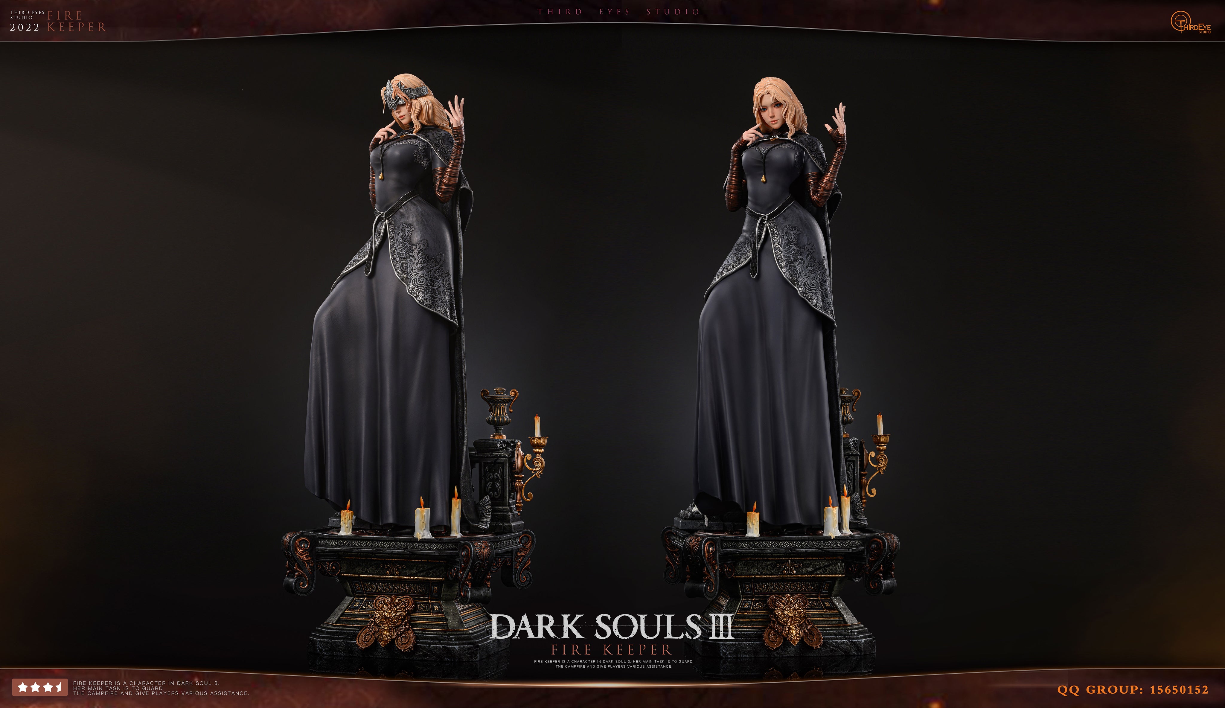 THIRD EYE STUDIO – DARK SOULS 3: FIRE KEEPER [IN STOCK] – FF COLLECTIBLES