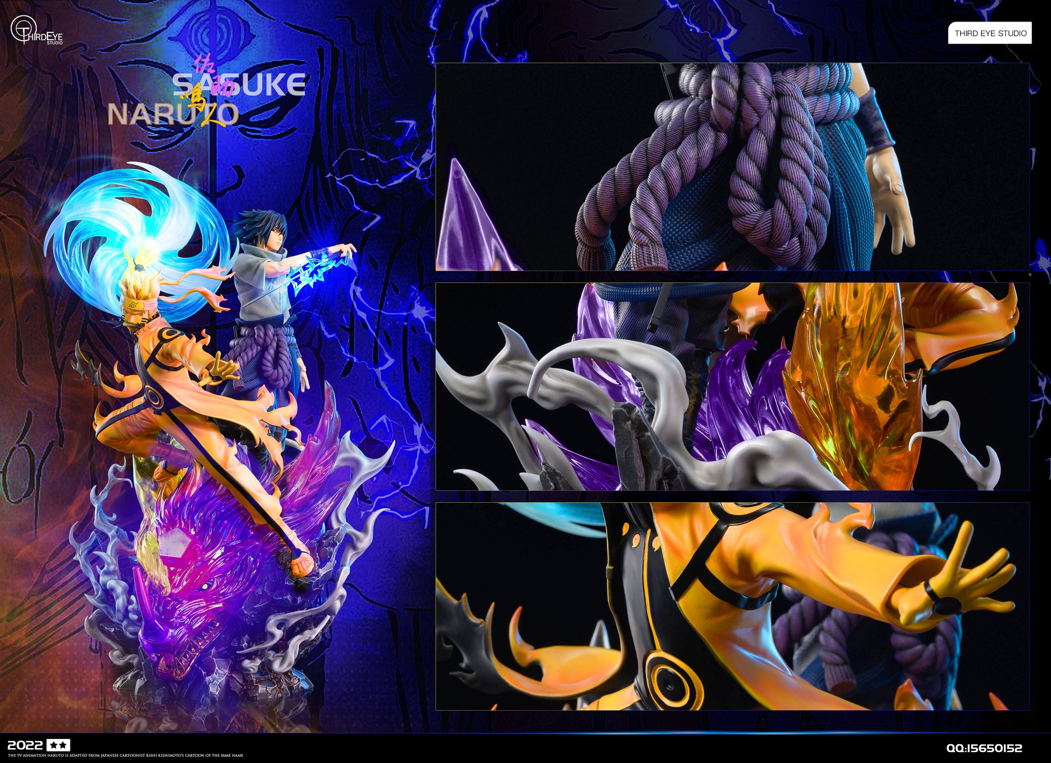 THIRD EYE STUDIO – NARUTO: KURAMA MODE NARUTO AND SASUKE [IN STOCK ...