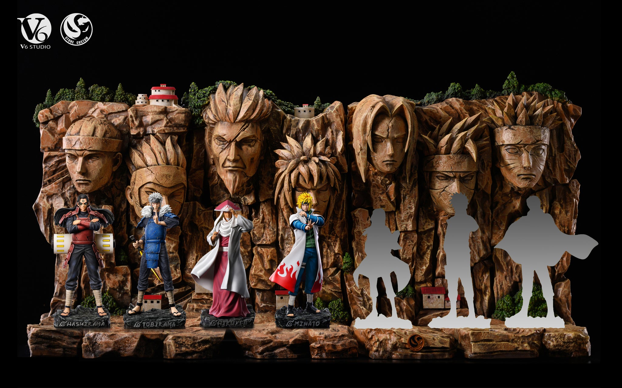 V6 x STONE CUSTOM STUDIO – NARUTO: HOKAGE SERIES 2. TOBIRAMA AND 4. MI ...