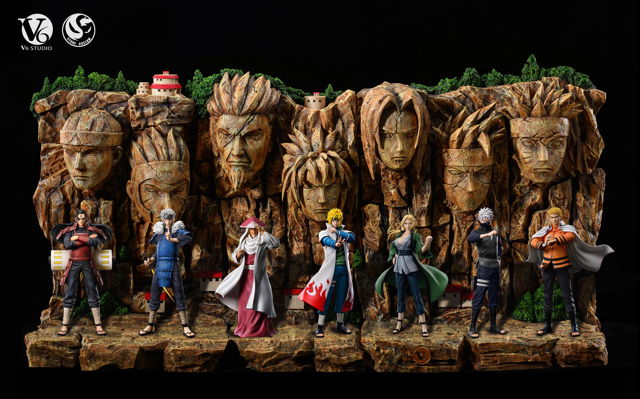 V6 x STONE CUSTOM STUDIO – NARUTO: HOKAGE SERIES, HOKAGE ROCK [IN STOC ...