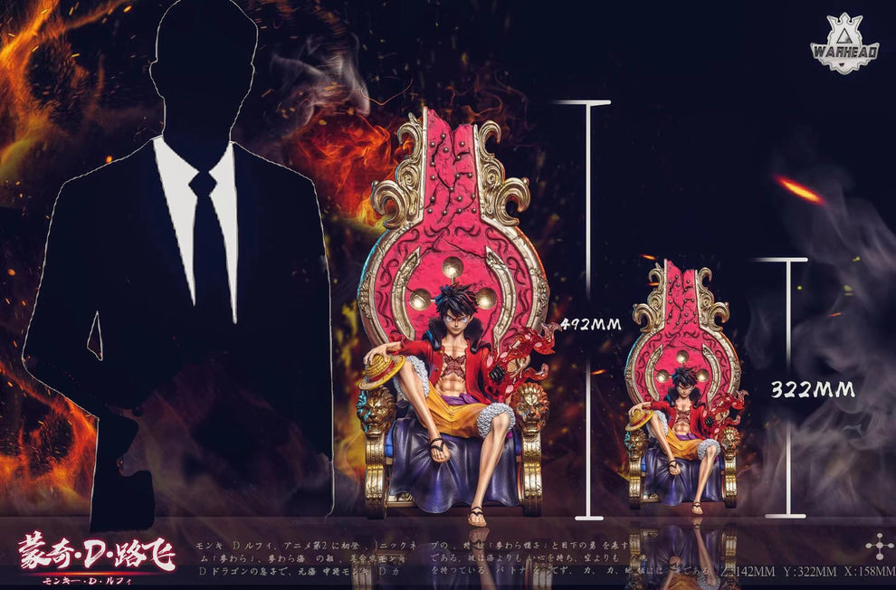 WARHEAD STUDIO – ONE PIECE: FIVE EMPERORS SITTING POSE LUFFY [IN STOCK ...