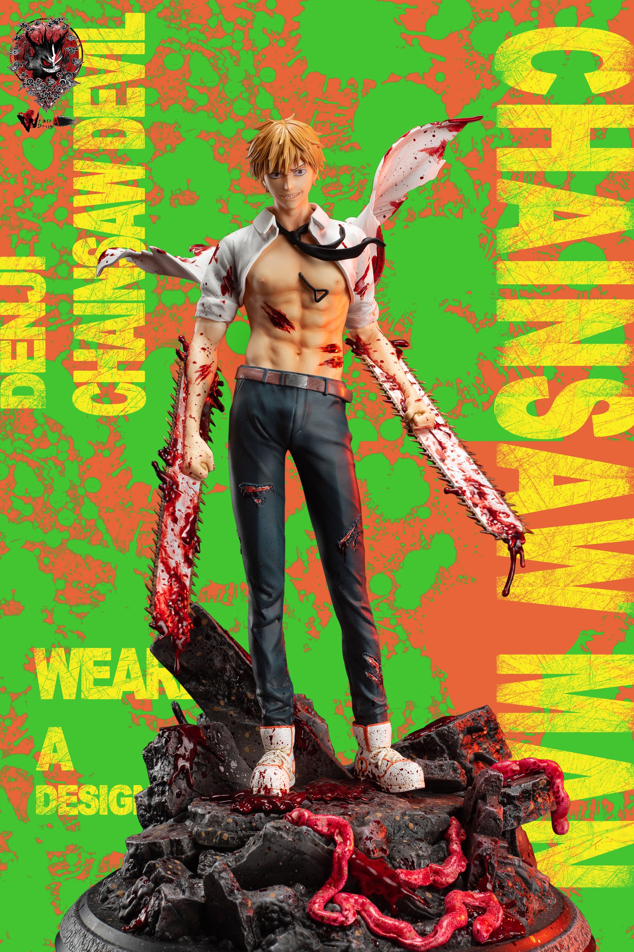 WEARE A DESIGN STUDIO – CHAINSAW MAN: 3. CHAINSAW DEVIL, HYBRID FORM D ...