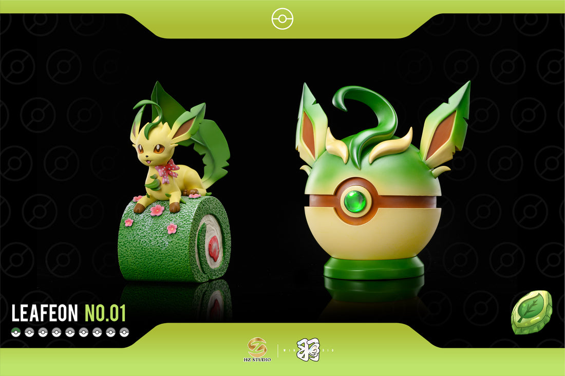 WING x HZ STUDIO – POKEMON: EEVEE POKE BALL SERIES 01. LEAFEON POKE BA ...