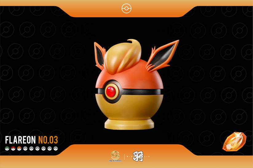 WING x HZ STUDIO – POKEMON: EEVEE POKE BALL SERIES 03. FLAREON POKE BA ...