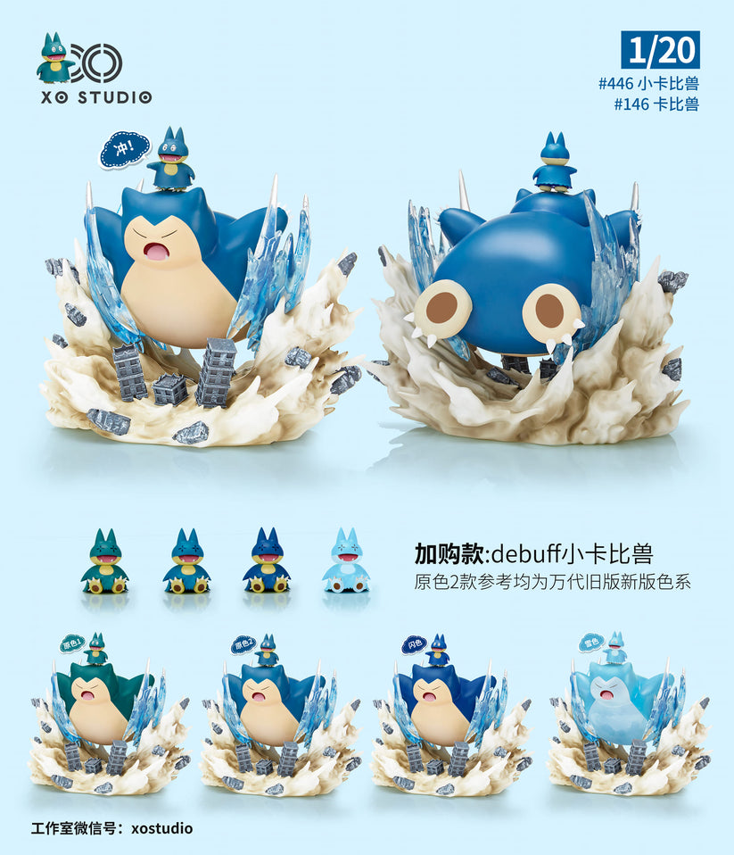 XO STUDIO – POKEMON: GEN 1 SCALE WORLD SERIES, SNORLAX EVOLUTION FAMIL ...