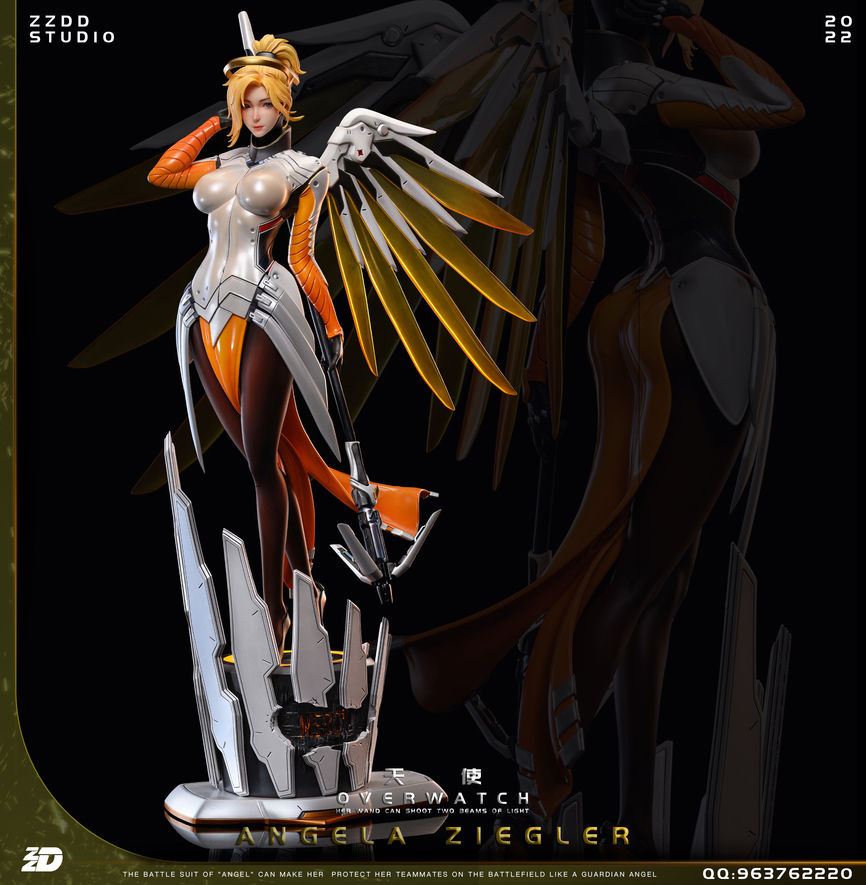 ZZDD STUDIO – OVERWATCH: ANGELA ZIEGLER, MERCY [IN STOCK] – FF COLLECTIBLES