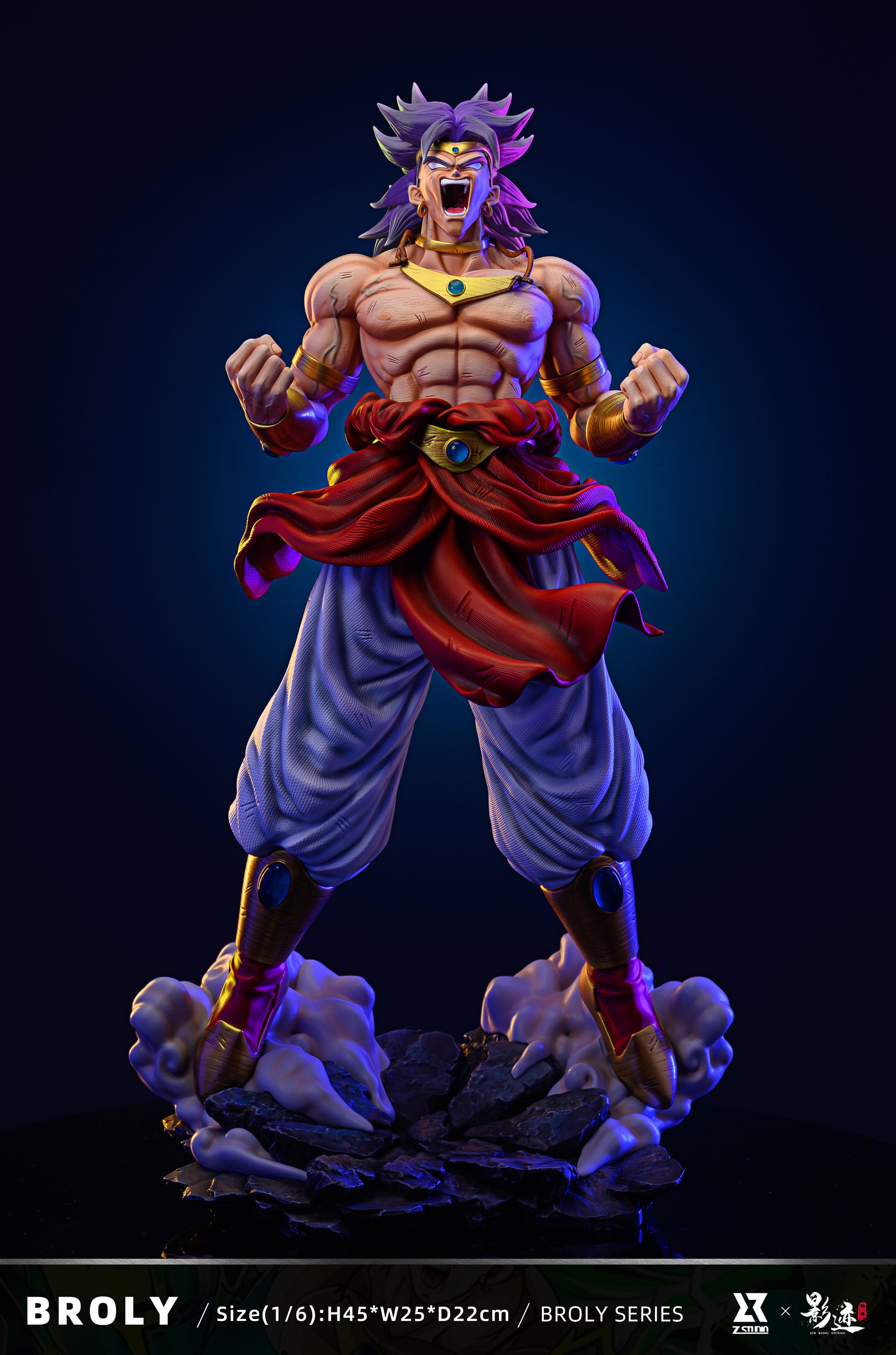 Z x DIM MODEL STUDIO – DRAGON BALL Z: BROLY SERIES 1. OUT OF CONTROL B ...