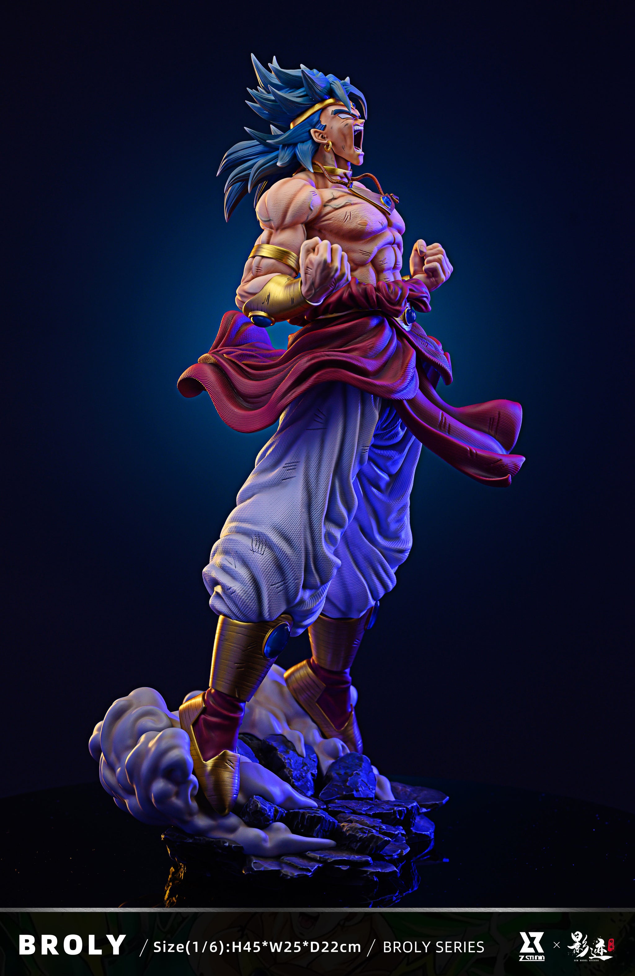 Z x DIM MODEL STUDIO – DRAGON BALL Z: BROLY SERIES 1. OUT OF CONTROL B ...